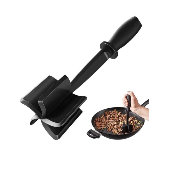 Unbranded | Kitchen | Meat Chopper 5 Curve Blades Ground Beef Masher ...